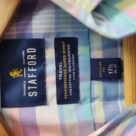 Stafford | Shirts | Stafford Performance Super Shirt Mensj | Poshmark